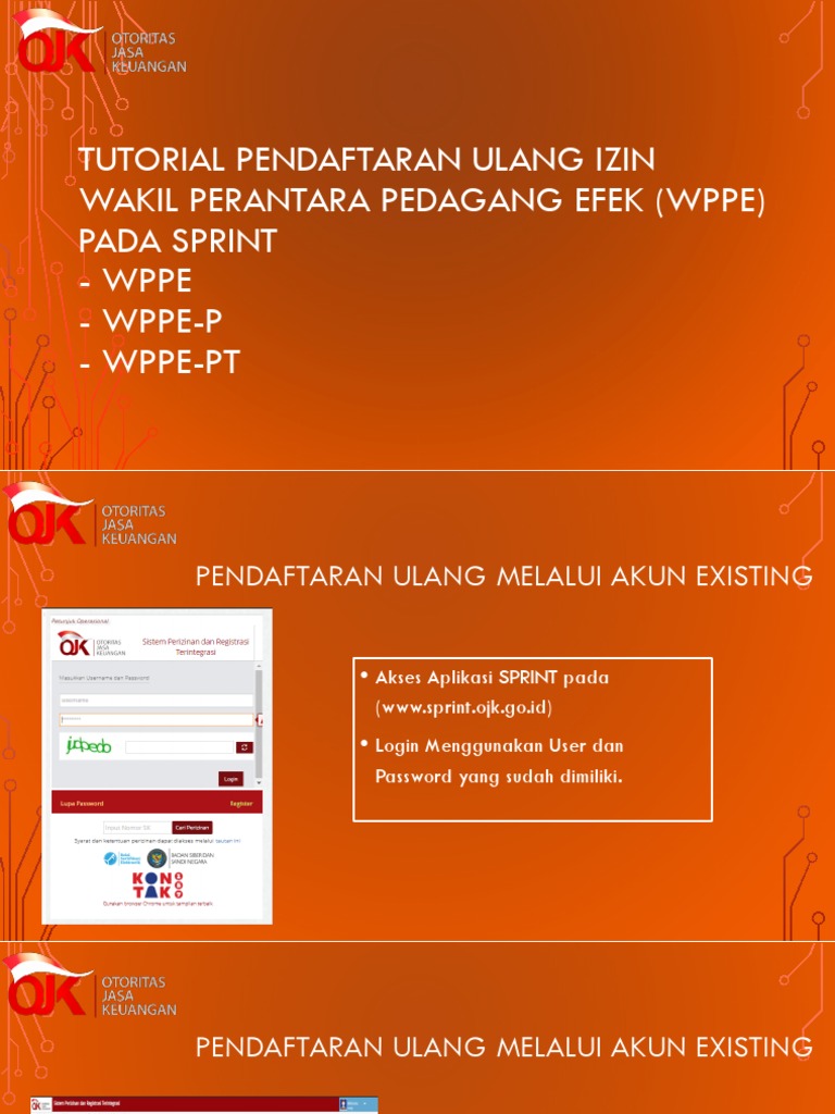 Pendaftaran Ulang Izin WPPE - Juknis Logo Fin1 | PDF | Karier & Perkembangan | Pengelolaan ...