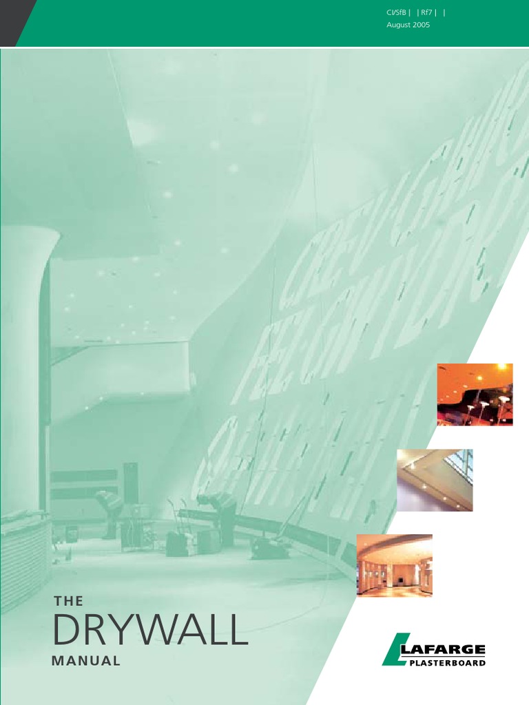 Lafarge Drywall Manual | PDF | Framing (Construction) | Drywall
