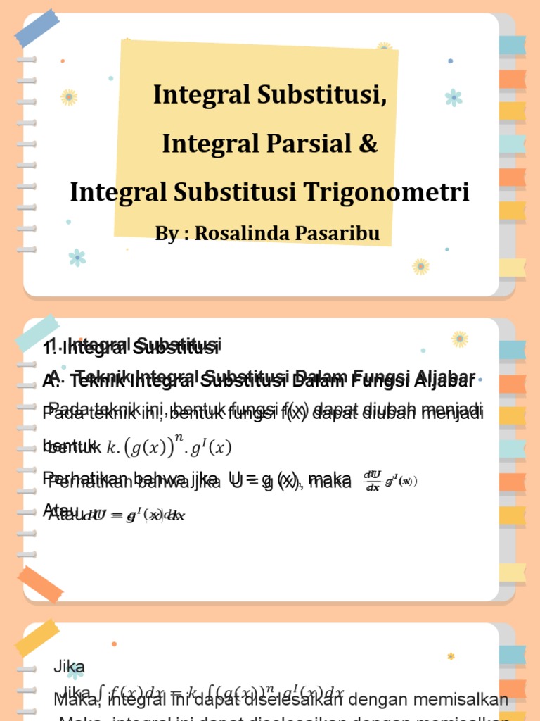 Integral Subsitusi | PDF