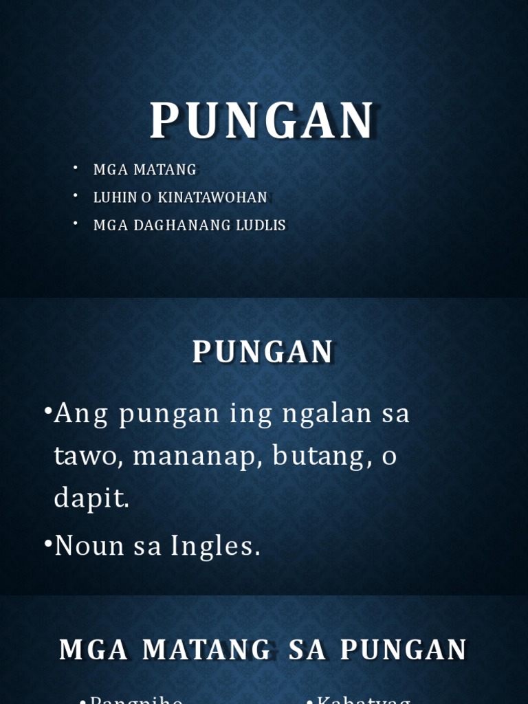 PUNGAN | PDF