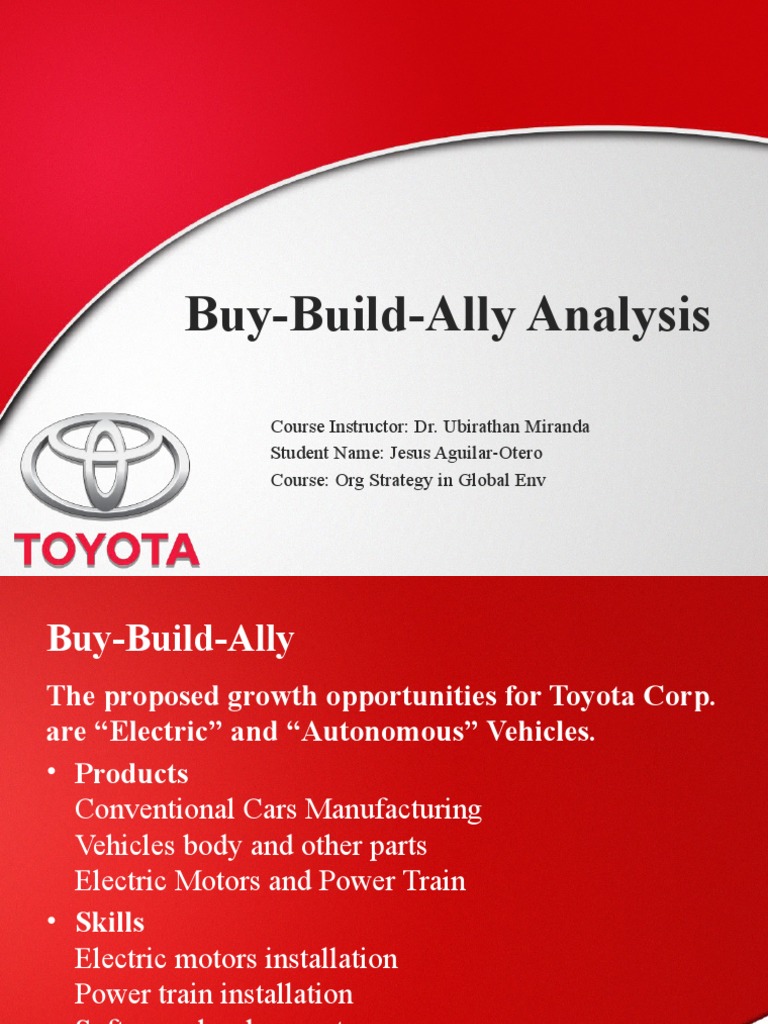 7-2 Milestone Three Buy-Build-Ally Analysis | PDF