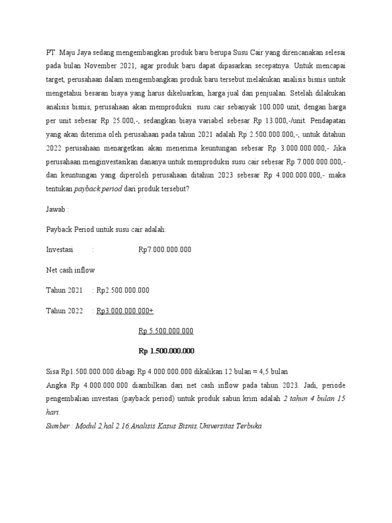 Diskusi 2 Analisis Kasus Bisnis | PDF