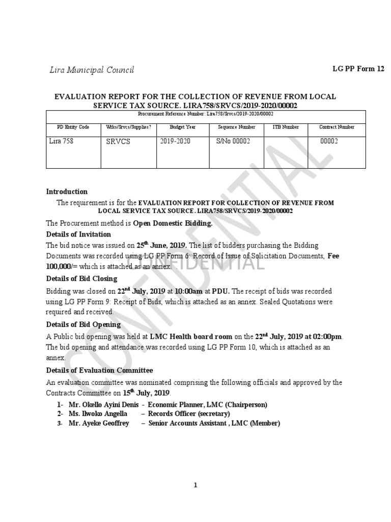 Collection of Revenue From Local Service Tax Source. | PDF | Policy ...
