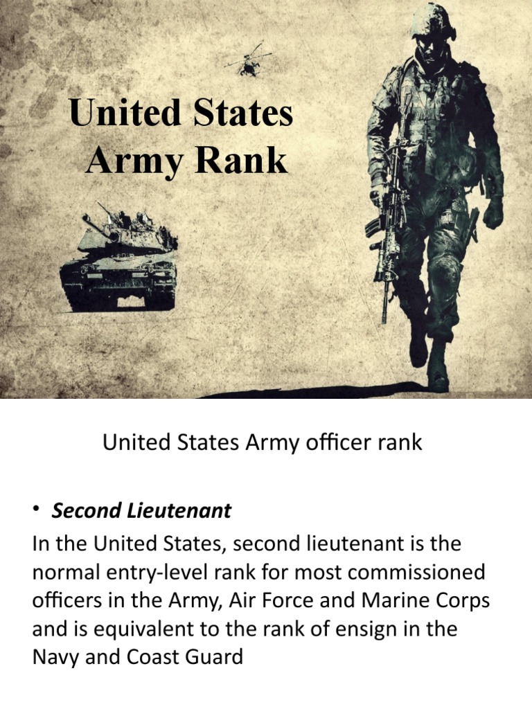 United States Army Rank | PDF | Military Rank | Lieutenant