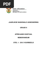 AGENDA en NOTULE Voorbeelde Vir Graad 7 | PDF