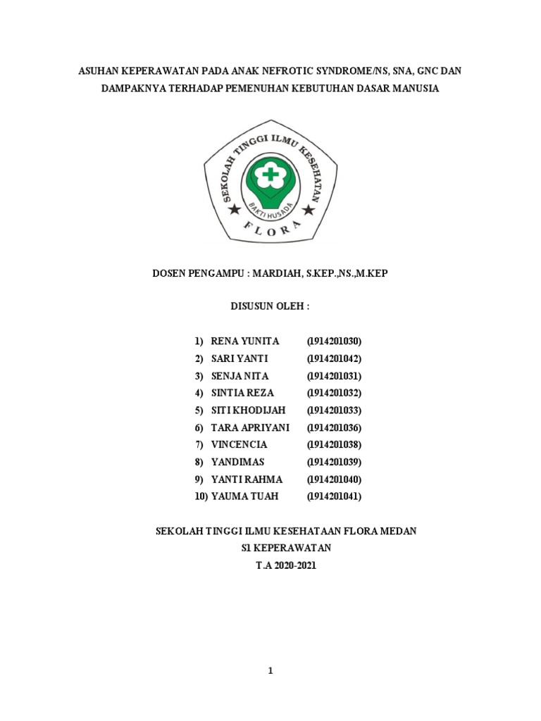 Askep Nefrotic Syndrom | PDF