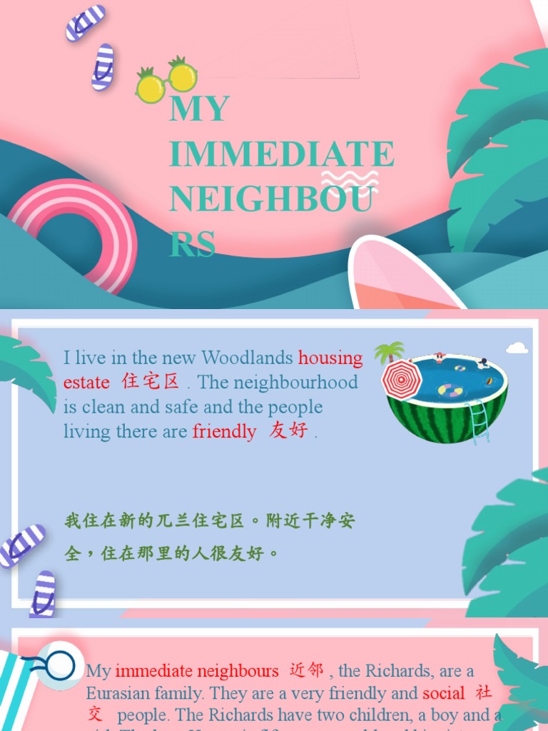 My Immediate Neighbours | PDF