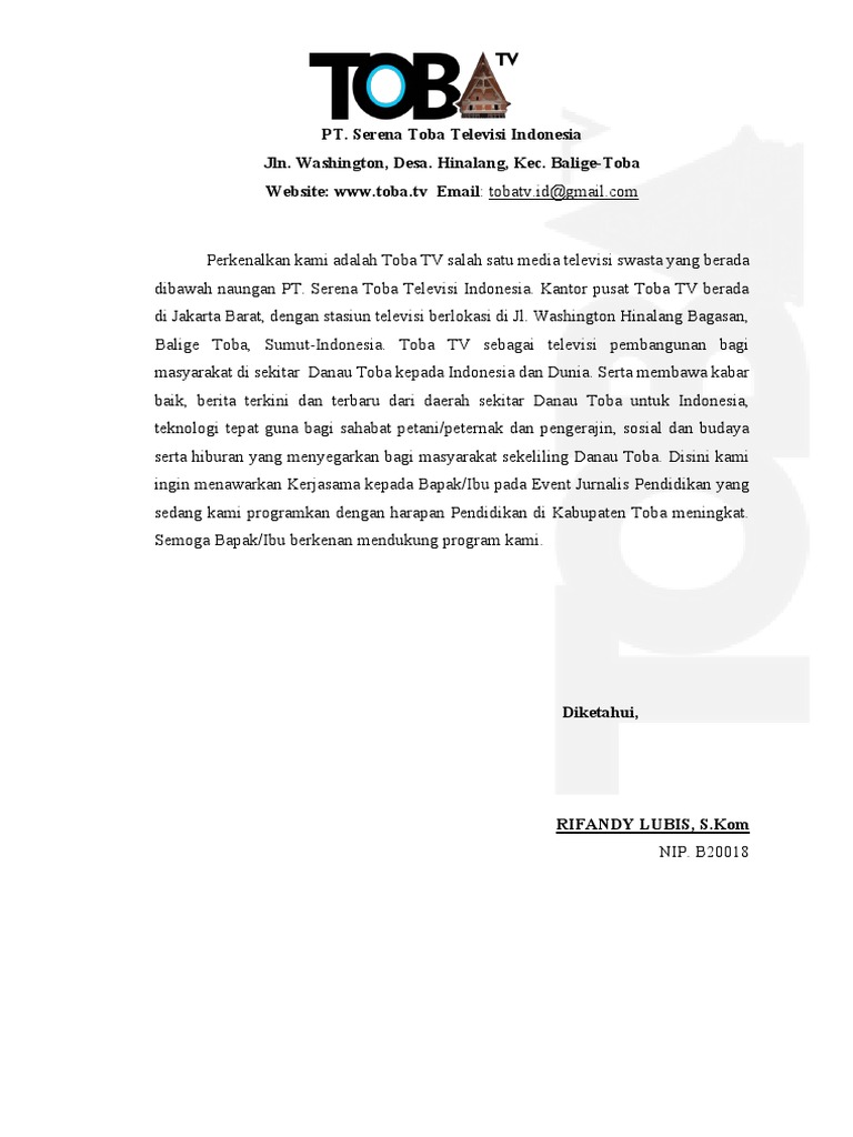 Proposal PT Inalum | PDF | Ilmu Sosial