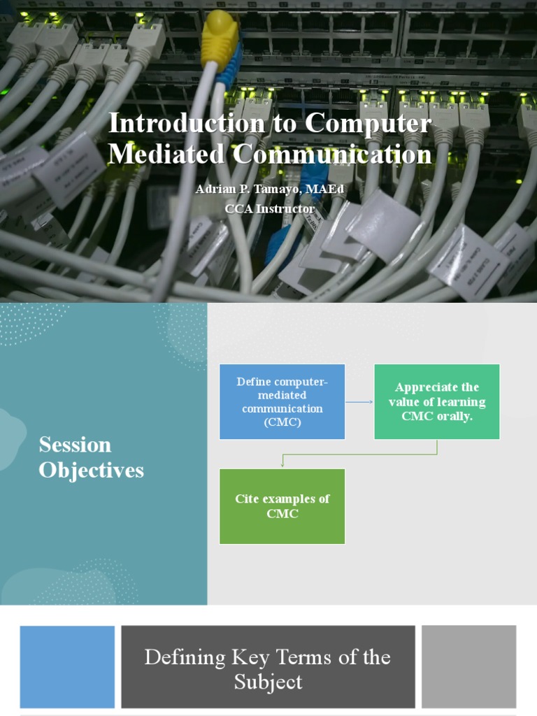 Introduction To Computer Mediated Communication Module 1 Pdf Computers Technology