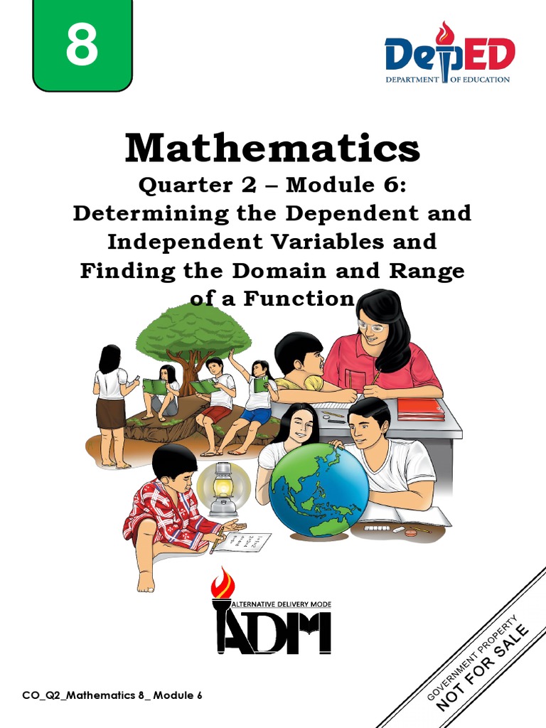 Mathematics8 - q2 - Mod6 - Determining The Dependent and Independent Variables and Finding The ...