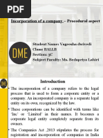 PACRA Company Incorporation Checklist | PDF