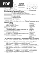 Grade 2 Science Examination | PDF | Electricity | Magnetic Field