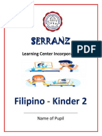 Letrang JJ Kindergarten Worksheets | PDF
