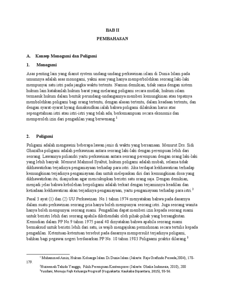 Makalah Poligami Dan Monogami | PDF