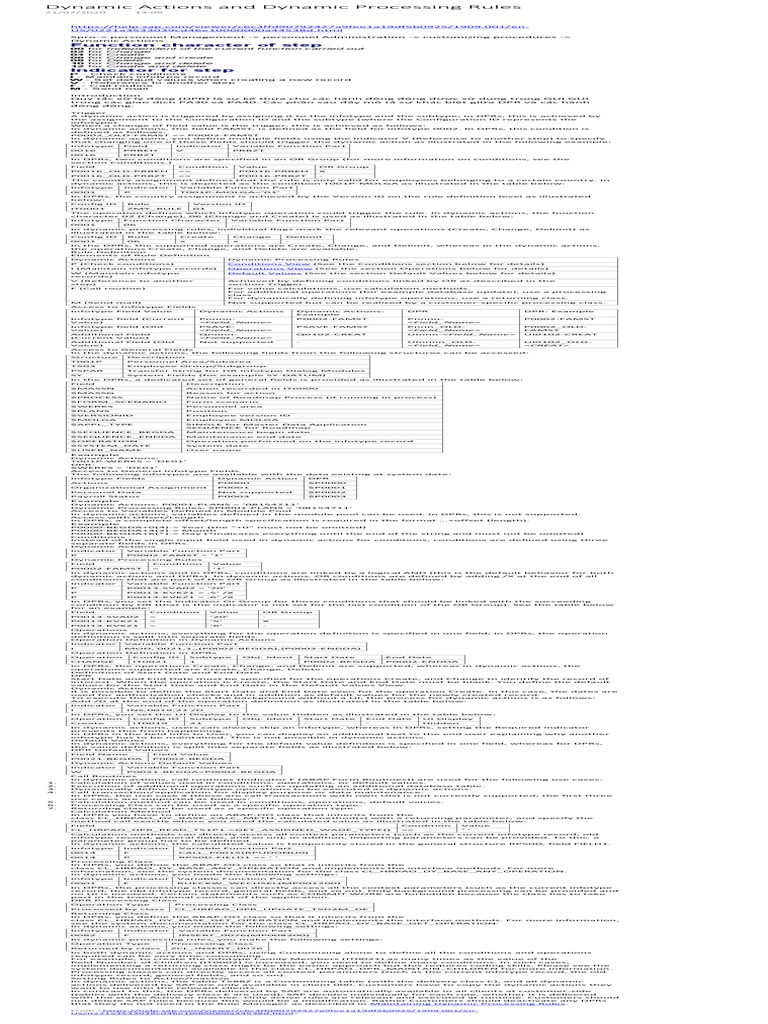 Dynamic Actions And Dynamic Processing Rules Pdf Class Computer Programming Subroutine 5155