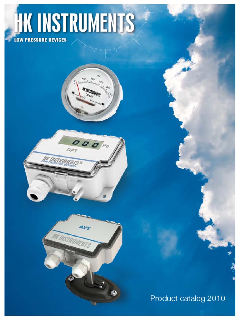 HK Instruments - Catálogo Productos | PDF | Calibration | Pressure ...