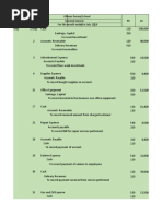 Happy Tours and Travel Agency Chart of Accounts To Balance Sheet | PDF ...