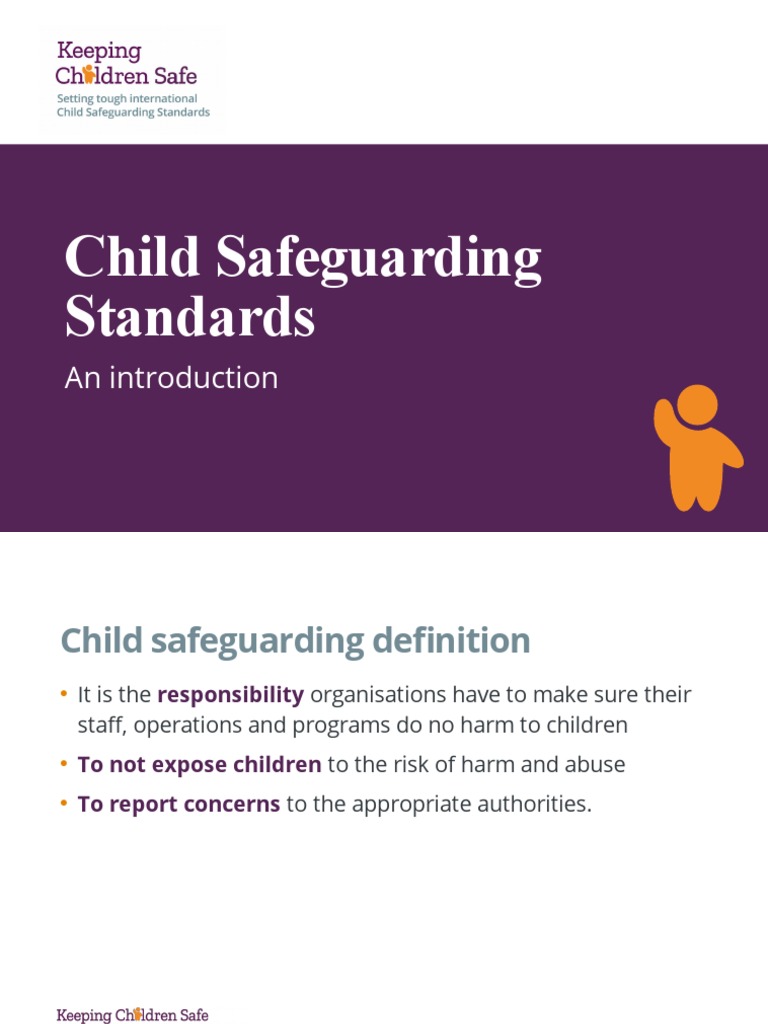 2020 KCS Child Safeguarding Standard Presentation | PDF | Child ...