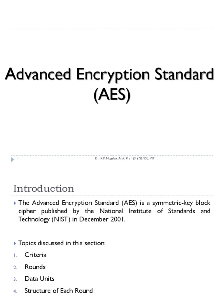 3 - Aes | PDF | Cipher | Cryptography