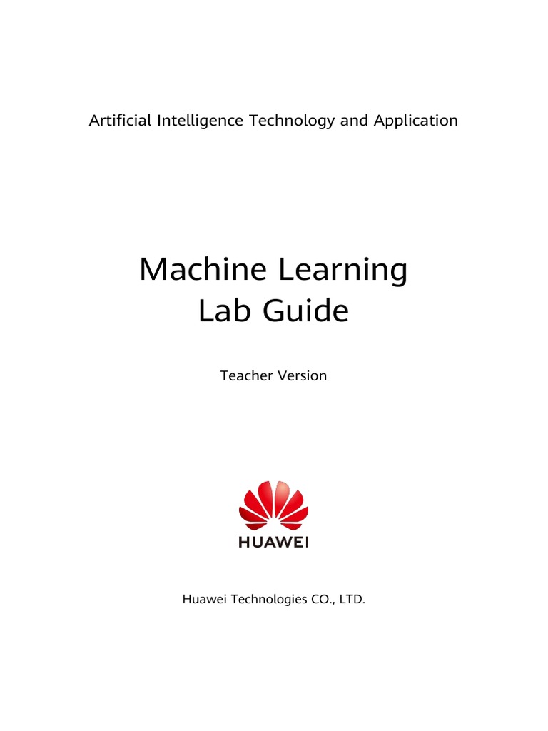 03 Machine Learning Lab Guide-Student Version | PDF | Machine Learning ...