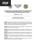 Barangay Development Plan Sample | PDF | Monitoring And Evaluation | Goal