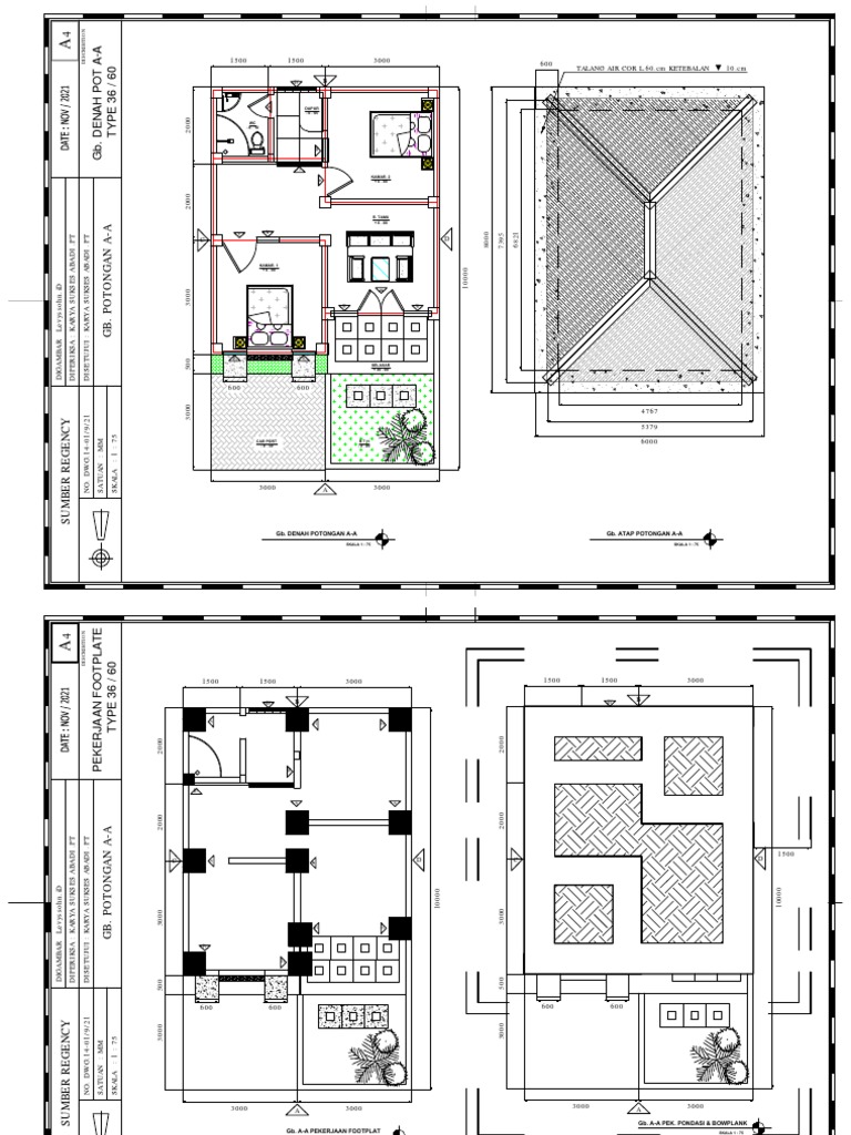 Denah RMH + Bowplank | PDF