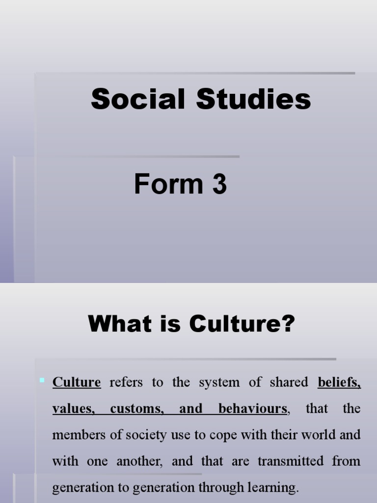 Social Studies Form 3Z National Heritage | PDF | Social Science | History