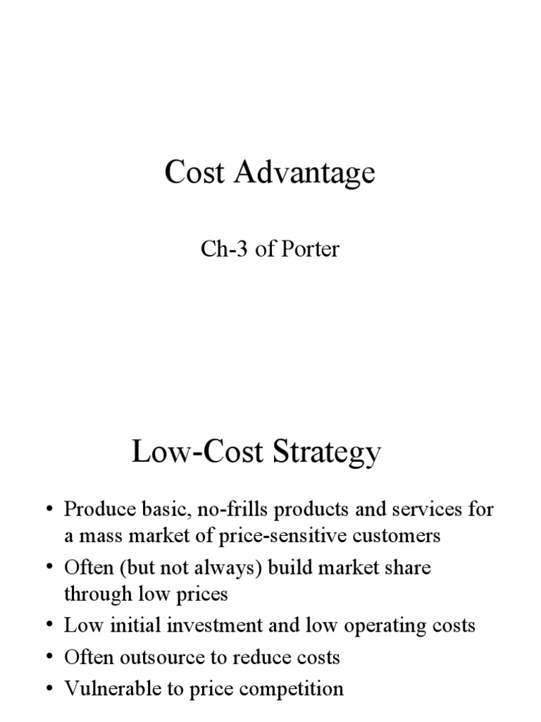 Cost Leadership Strategy Explained | PDF | Strategic Management ...