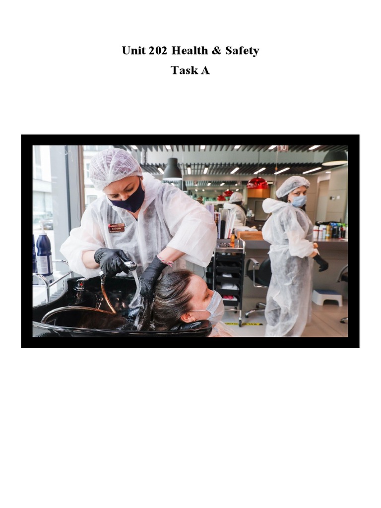 Unit 202 Health and Safety Makeup Beauty Hair Level 2 | PDF ...