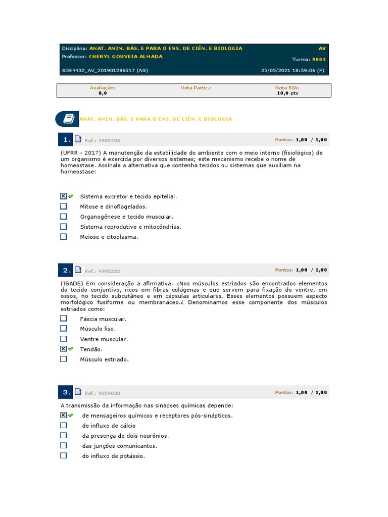 Anat. Anim. Bás. e para o Ens. de Ciên. e Biologia Av | Download grátis PDF | Músculo | Hemodiálise