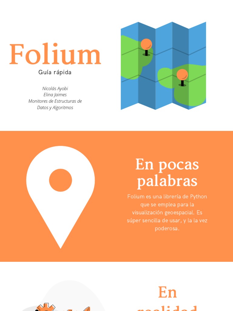 Guía rápida de Folium para mapas en Python | PDF | Software | Informática