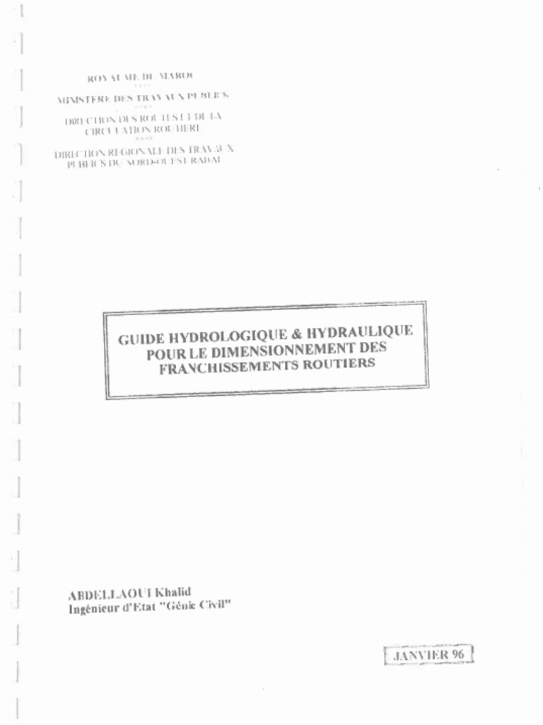 Hydraulique Routiere | PDF