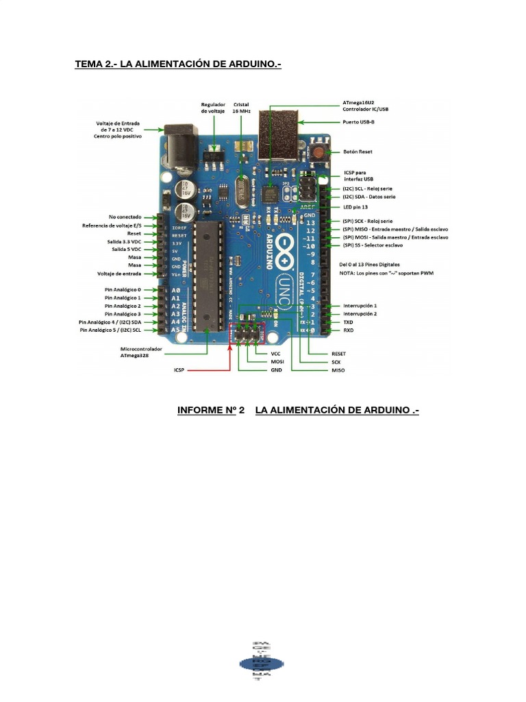Alimentación de Arduino: Guía Completa | PDF | USB | Arduino