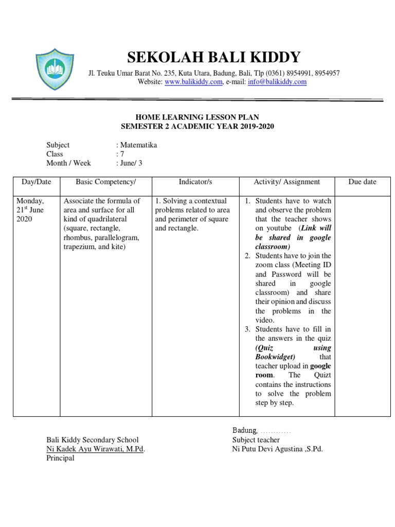 Lesson Plan Demo Teaching Pdf Behavior Modification Education Theory