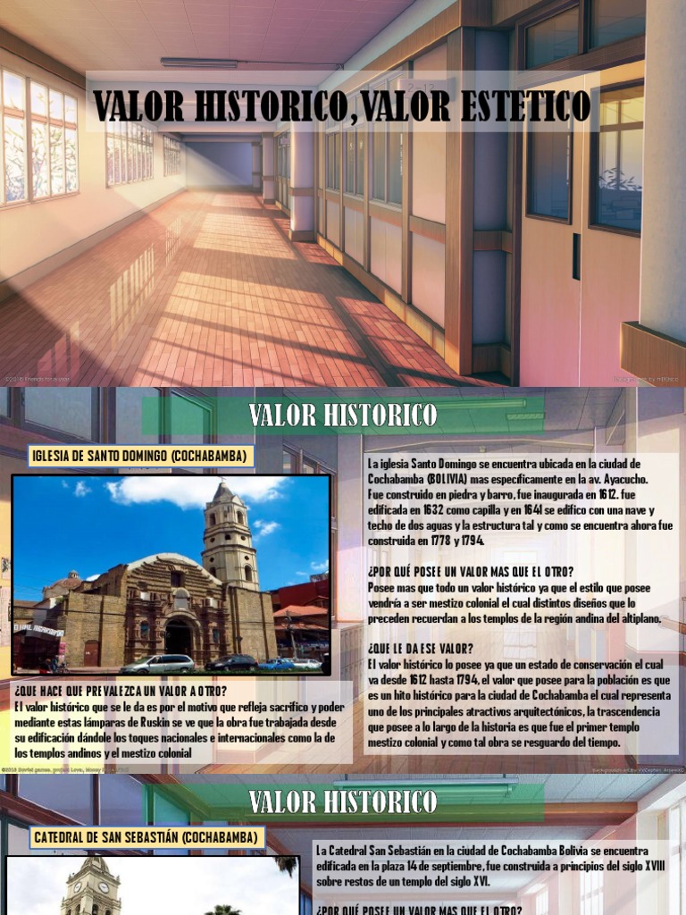 Valor Historico, Valor Estetico | PDF | Bolivia | Museo