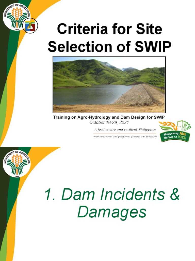 Criteria for Effective Site Selection of Small Water Impounding ...