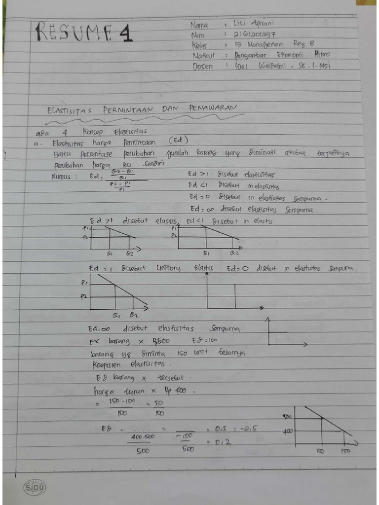 Resume 4 - Lili Afriani (2161201297) | PDF