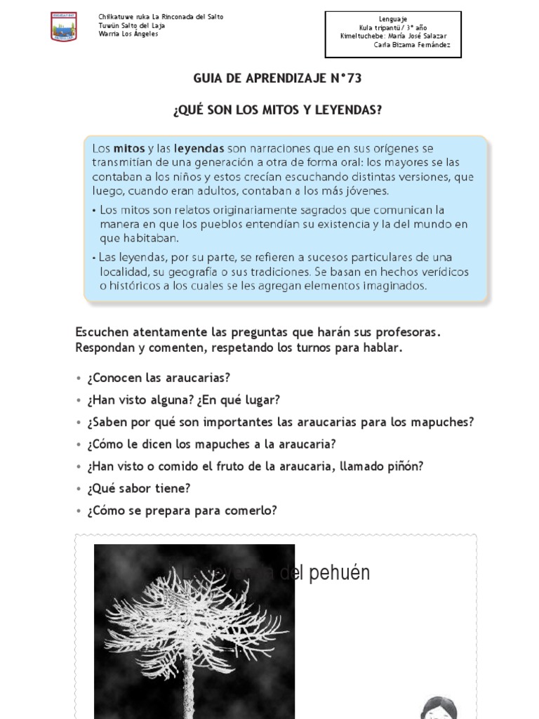 Guias La Leyenda y La Carta | PDF