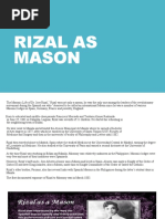 Dimasalang: The Masonic Life of Dr. Jose Razal | PDF | Freemasonry | Cuba