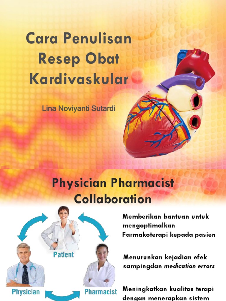 PPDH Cara Penulisan Resep Obat Kardiovaskular | PDF | Pharmacology | Medicine