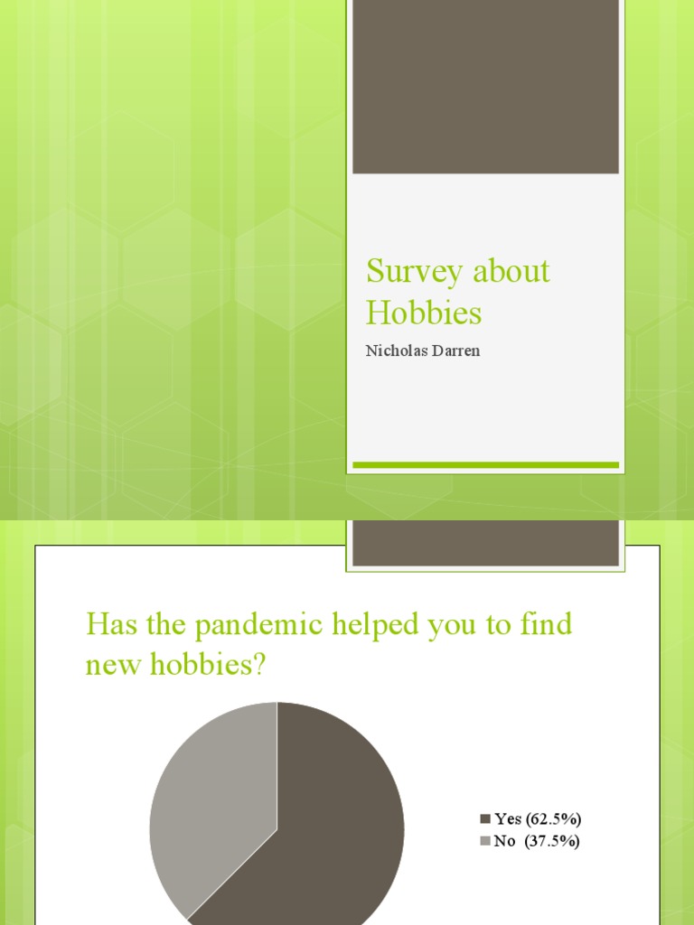 Survey About Hobbies | PDF
