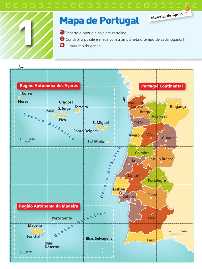Mapa Portugal | PDF | Portugal