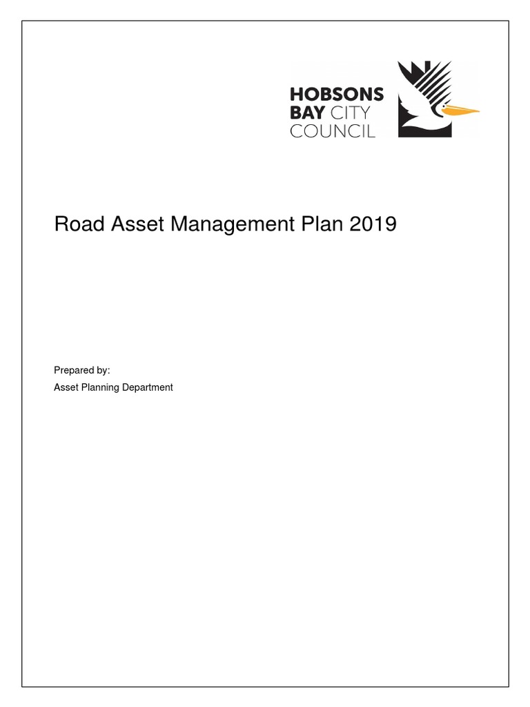 2019 Road Asset Management Plan | PDF | Road | Road Surface