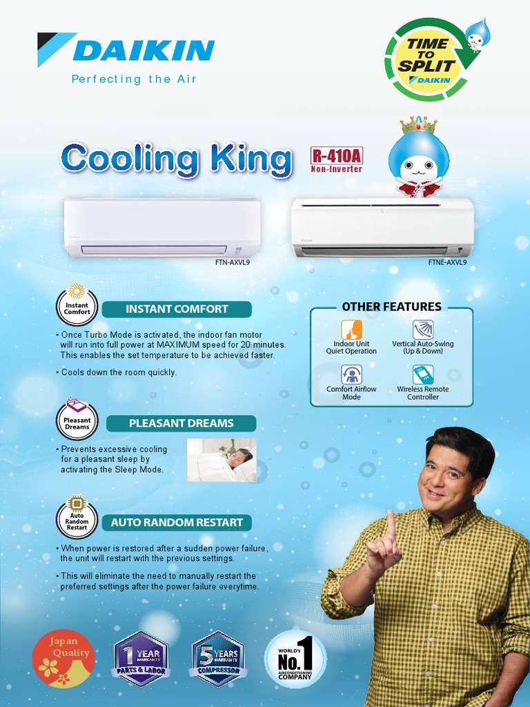 Cooling King Flyer | Download Free PDF | Air Conditioning | Temperature
