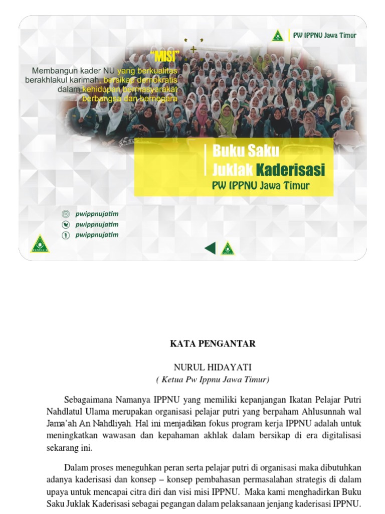 Buku Saku Juklak Kaderisasi | PDF