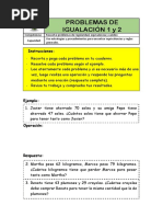 Resolvemos Problemas de Dos Etapas 2 | PDF