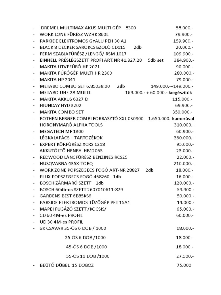 Lista | PDF