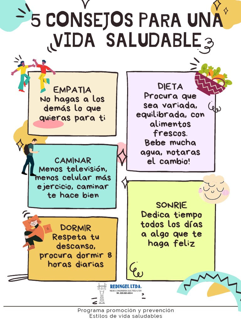 5 Consejos para Una Vida Mas Saludable PYP DIVULGAR | PDF | Relaciones ...