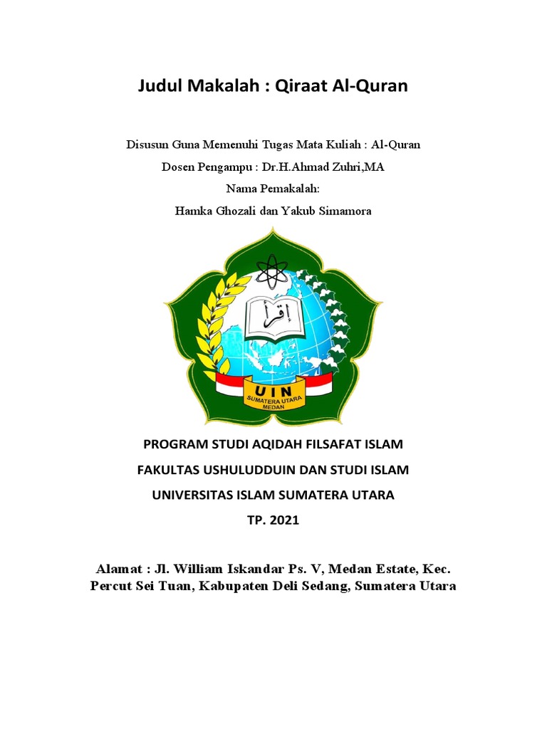 Pemahaman Qiraat Al-Quran | PDF