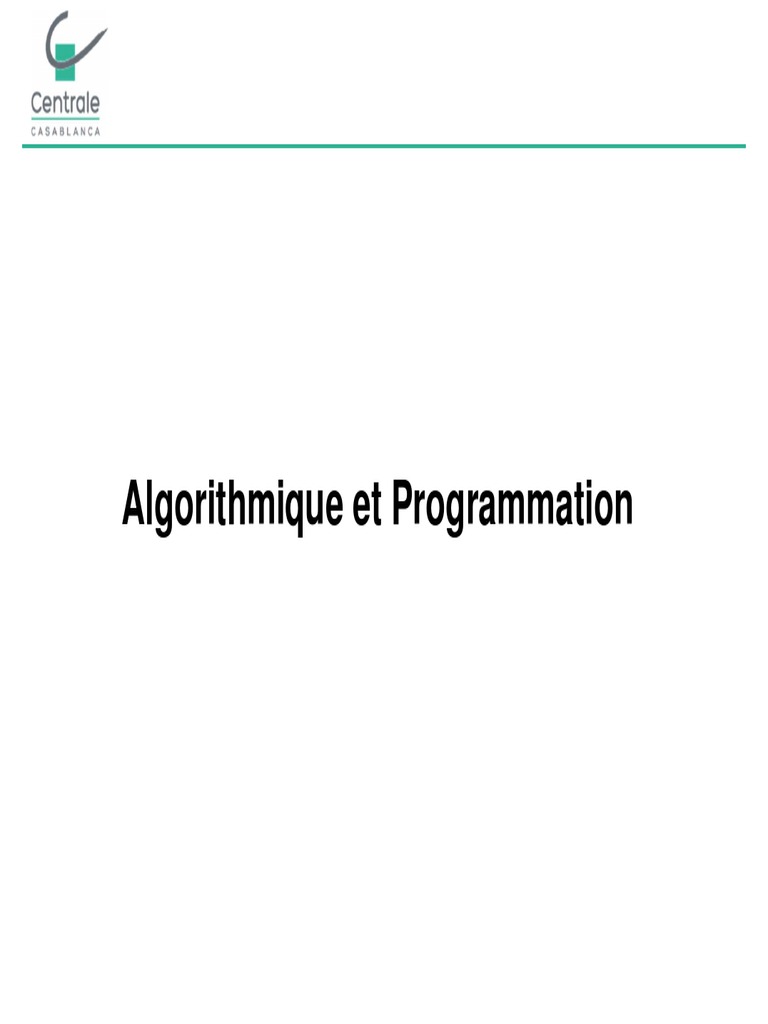 Cours 1 | PDF | Python (Langage de programmation) | Programmation informatique